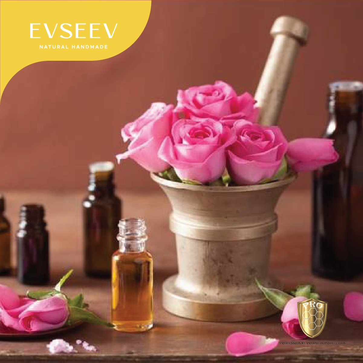 Rose Geranium Saffron Soap - Evseev Natural Creation